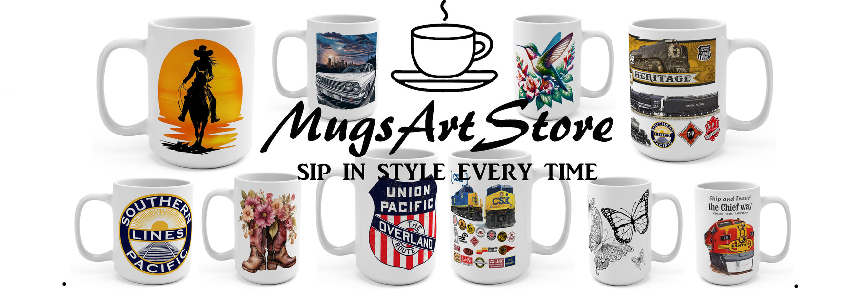 MugsArtStore – Unique 15-oz Coffee Mugs, Creative Designs & Collector